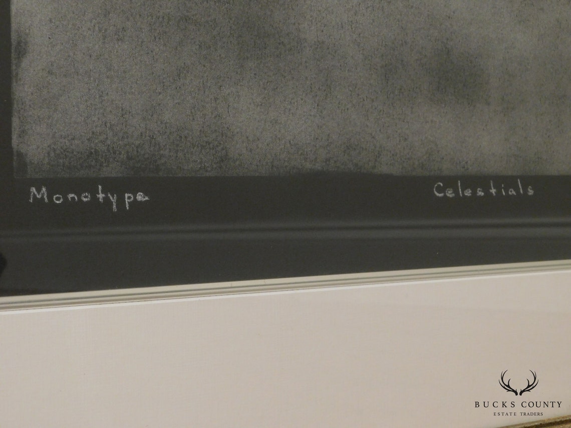 Debby Cooper Harbin celestials Monotype Oil on - Etsy