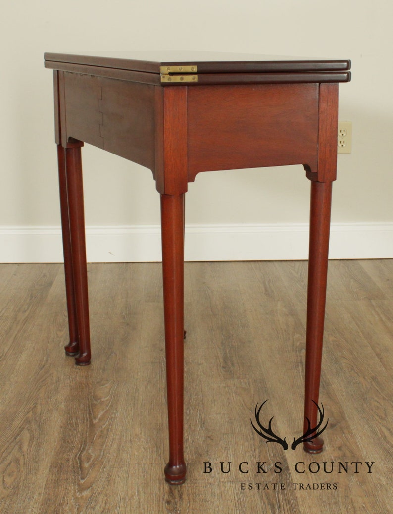 Marquart Reproductions Custom Mahogany Queen Anne Game Table - Etsy