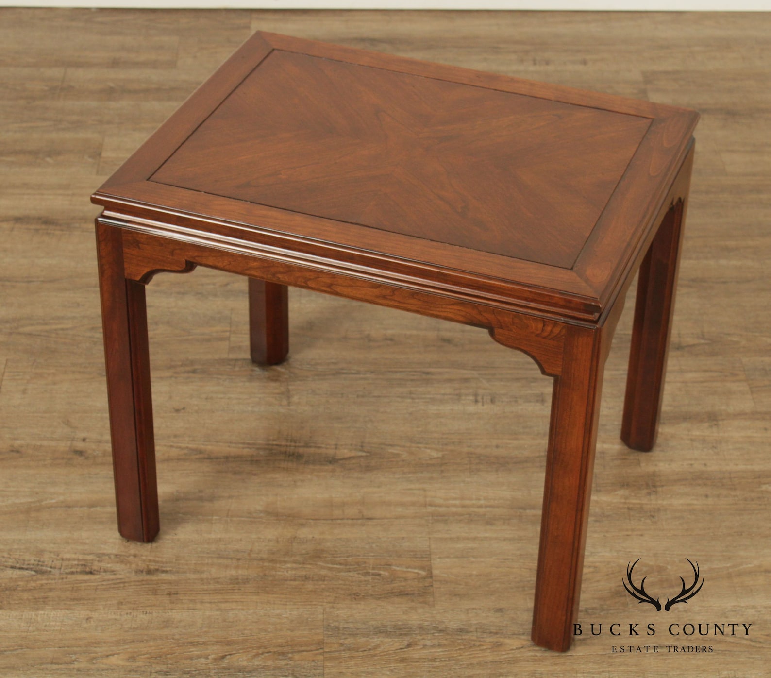 Ethan Allen Vintage Cherry Parsons Side Table - Etsy