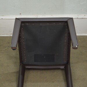 Maria Yee Set of 12 Brown Leather Dining Chairs - Etsy