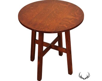 Round Stickley Coffee Table - Etsy