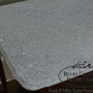 Kittinger Colonial Williamsburg CW155 Mahogany Marble Top Mixing Table ...