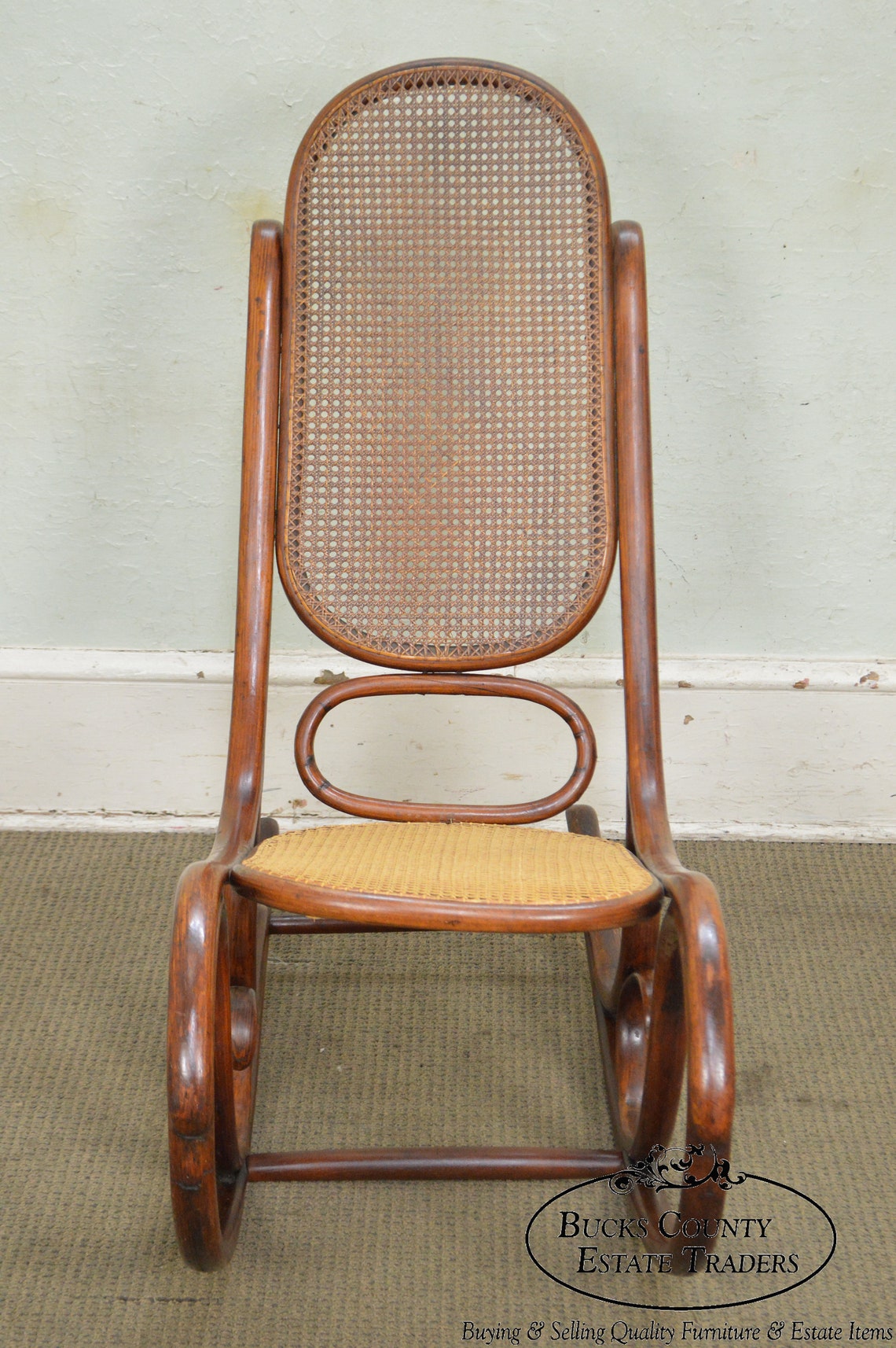 Thonet Vintage Antique Bentwood Rocker Rocking Chair - Etsy