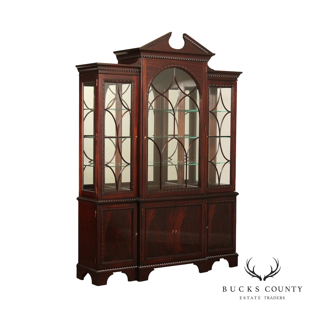 Hickory White American Masterpiece Collection Mahogany Breakfront China ...