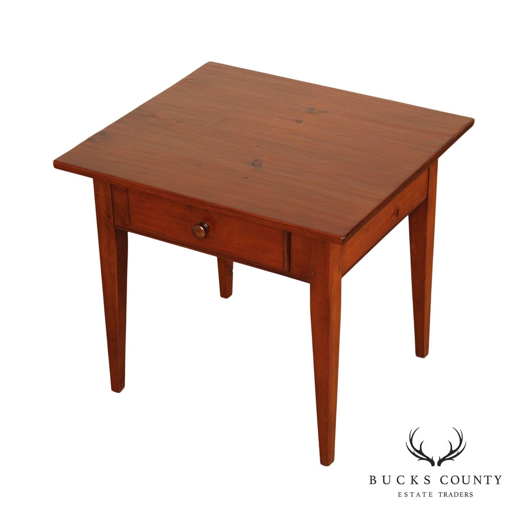 Shaker Style Custom Pine One-drawer Side Table - Etsy