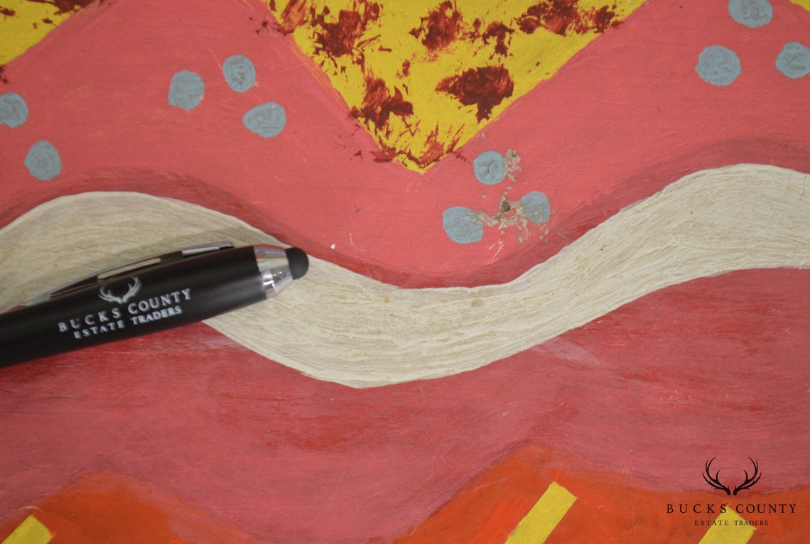 Bill Jackson Colorful Hand Painted Artist Signed Cactus Chair - Etsy