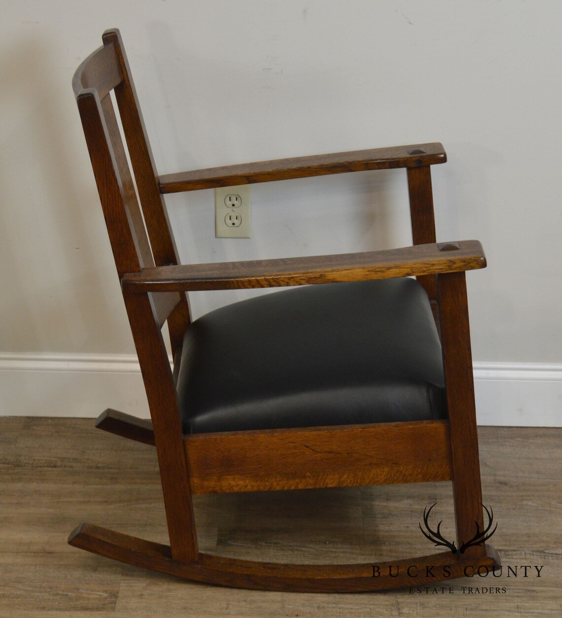 Limbert Antique Mission Oak Rocker - Etsy