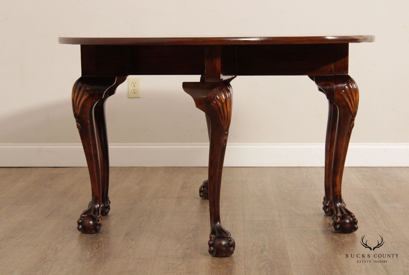 Chippendale Style Carved Mahogany Gate Leg Drop Leaf Table - Etsy