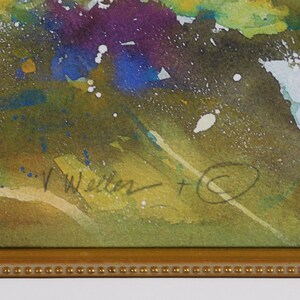 V. Weller Print 21/300 of Watercolor Fruit & Floral Still Life - Etsy