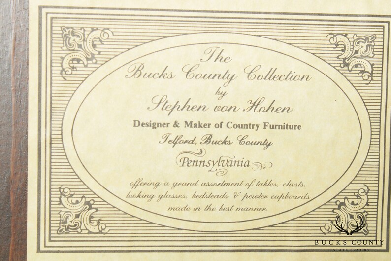 Stephen Von Hohen Bucks Country Collection Custom Pine Corner - Etsy