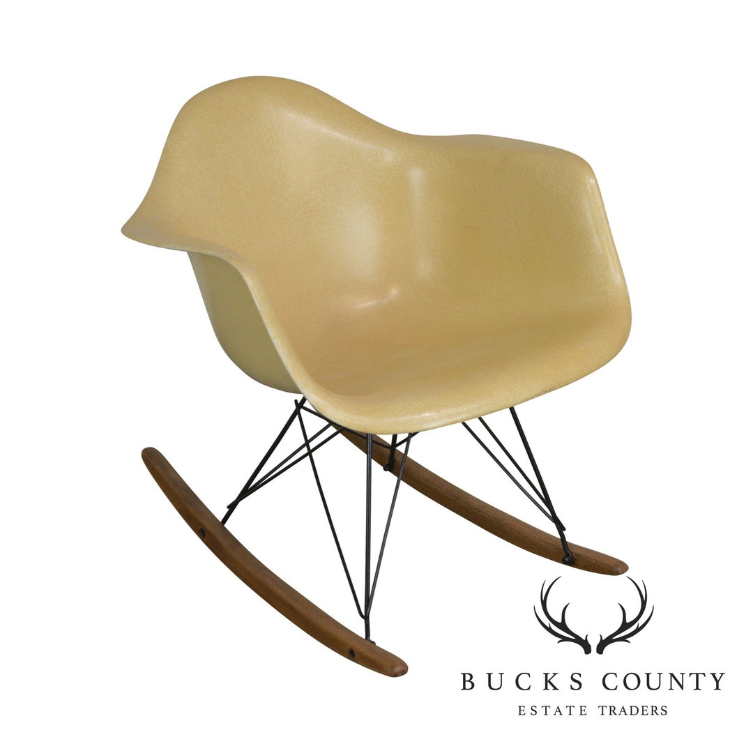 Herman Miller Charles and Ray Eames Fiberglass Shell Rocker - Etsy