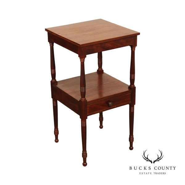 Antique Two Tier Table - Etsy