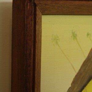 Jacques Louissaint (hatian 20th Century) Modernist Mid Century Framed ...