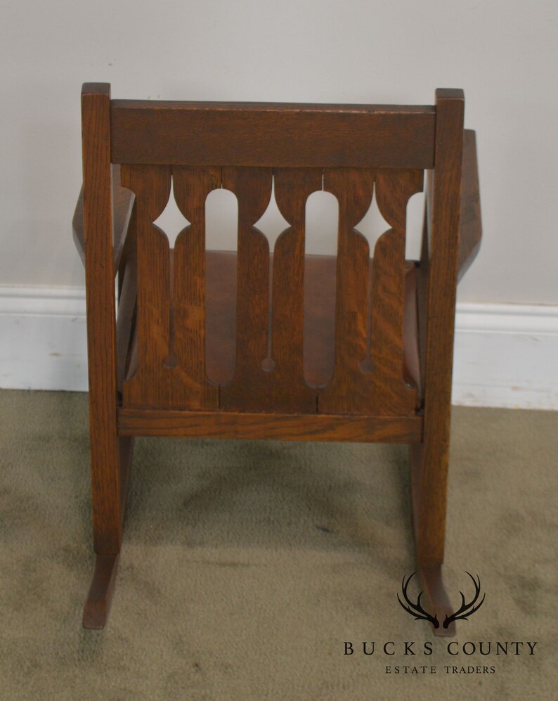 Antique Mission Oak Childs Rocker | Etsy