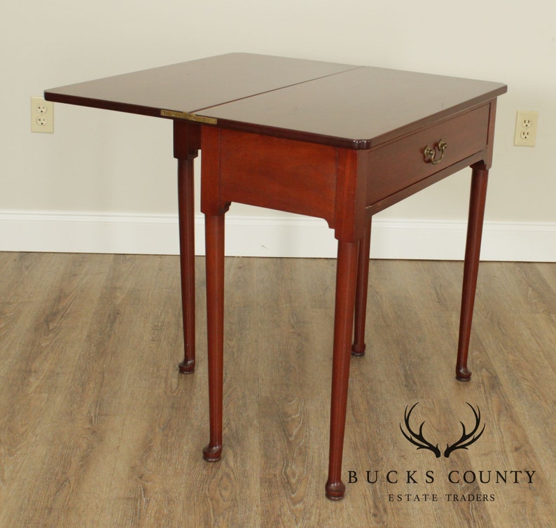 Marquart Reproductions Custom Mahogany Queen Anne Game Table - Etsy