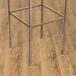 Contemporary Industrial Style Set of Three Metal Frame Bar Stools - Etsy