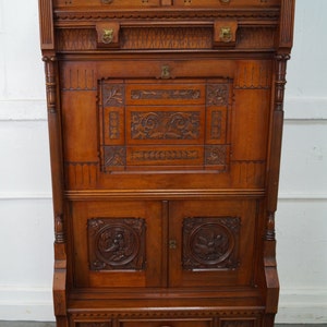 Daniel Pabst Victorian Aesthetic Walnut Secretaire Abattant Desk - Etsy