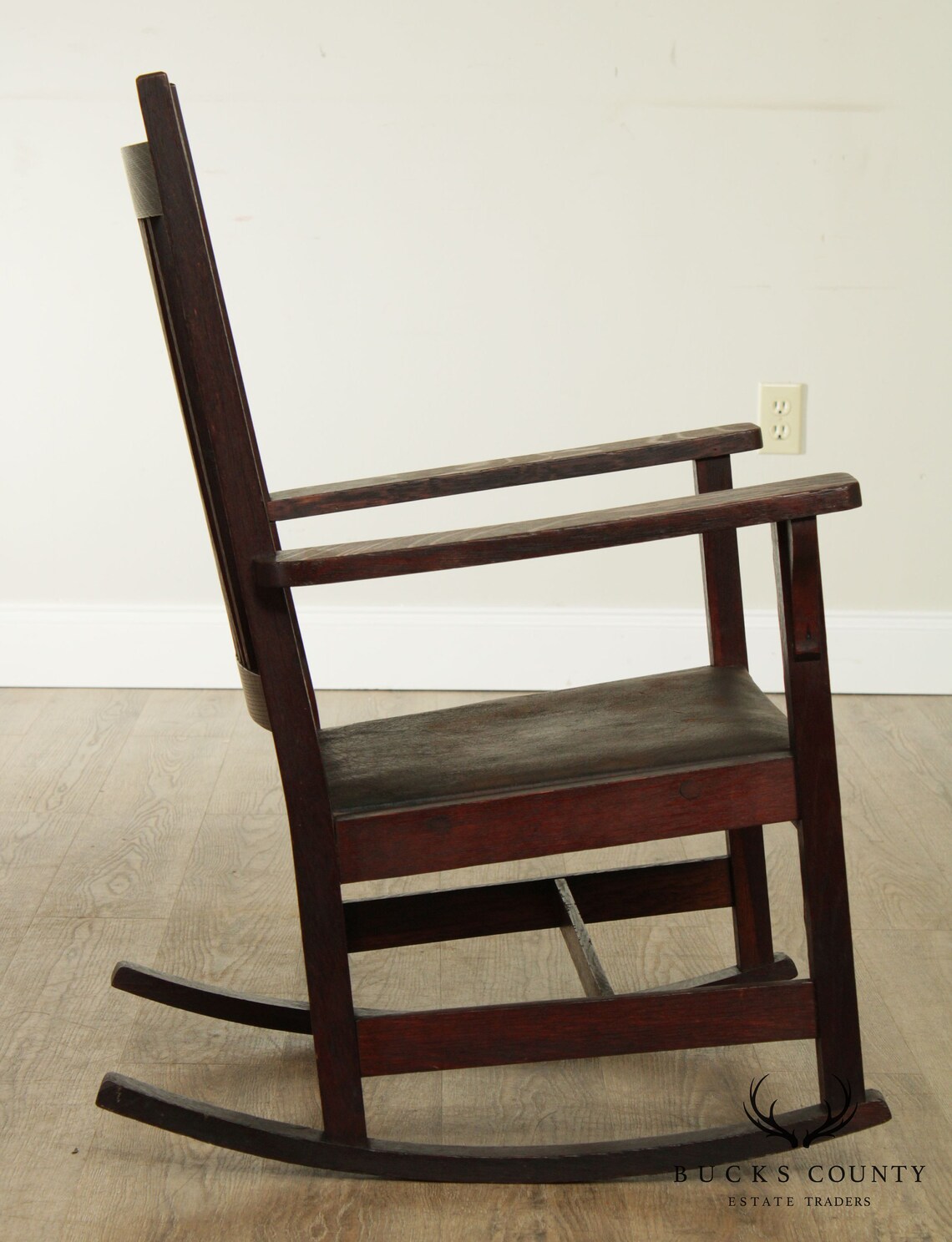 Antique Mission Oak Spindle Back Rocker - Etsy