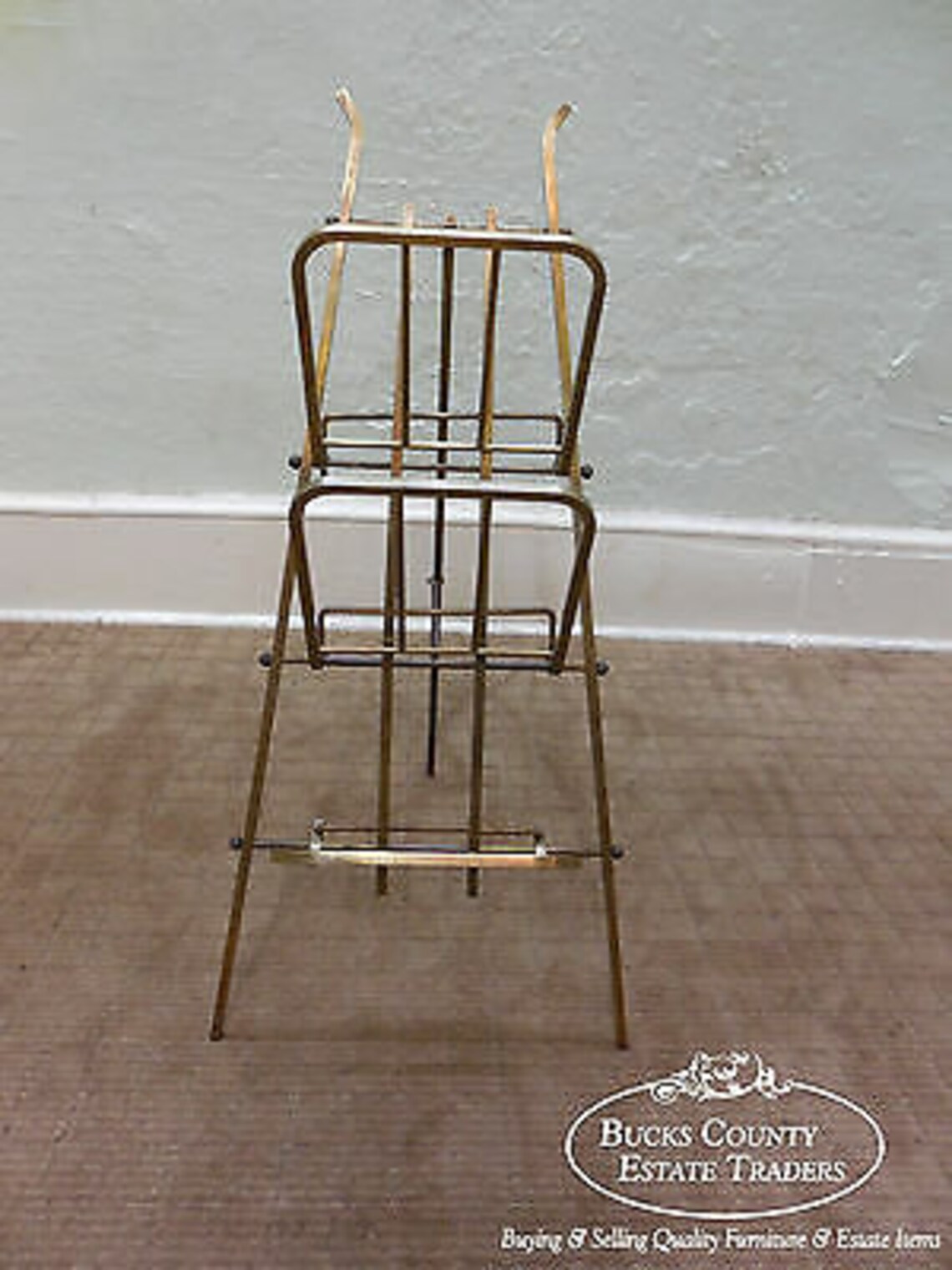 Mid Century Vintage Italian Brass Folding Collapsible Easel - Etsy