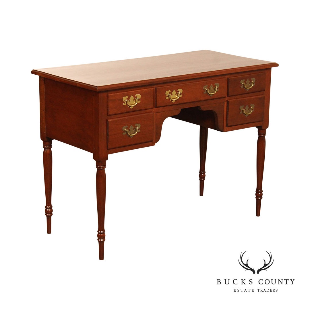 Sheraton Style Custom Quality Cherry Writing Desk - Etsy