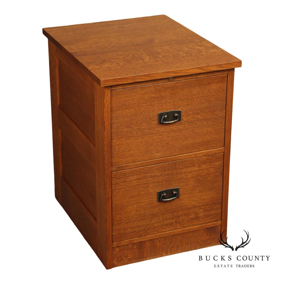 Stickley Mission Collection Oak Two Drawer File Cabinet - Etsy