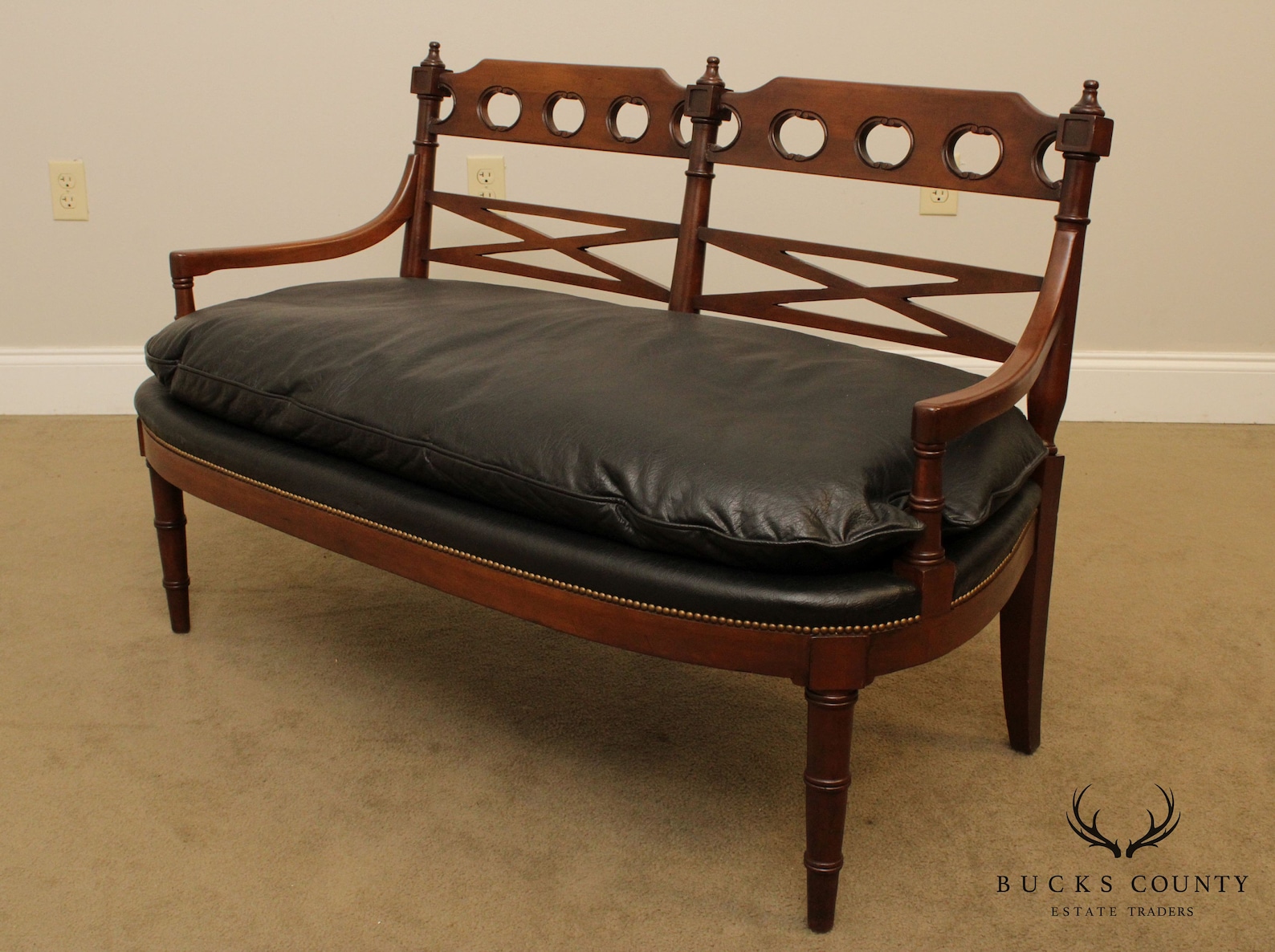 Regency Style Vintage Settee - Etsy