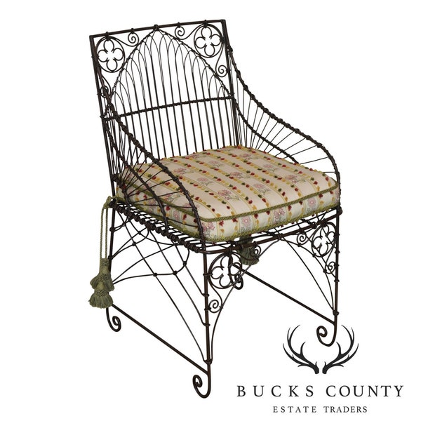 Victorian Wire Chair - Etsy