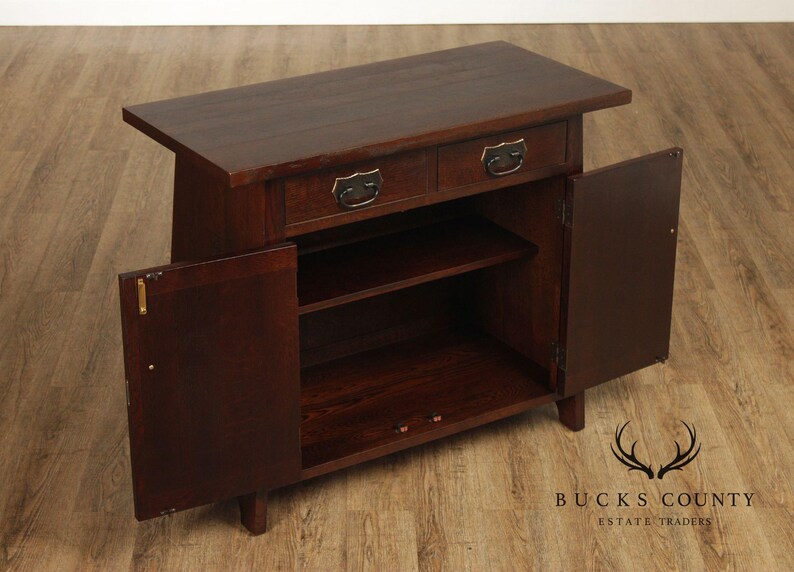 Stickley Roycroft Reissue Mission Oak Cellarette Cabinet - Etsy