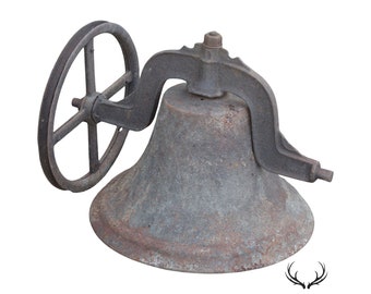 Antique Cast Iron Bell With Yoke Church Bell School Bell Dinner Bell - Etsy