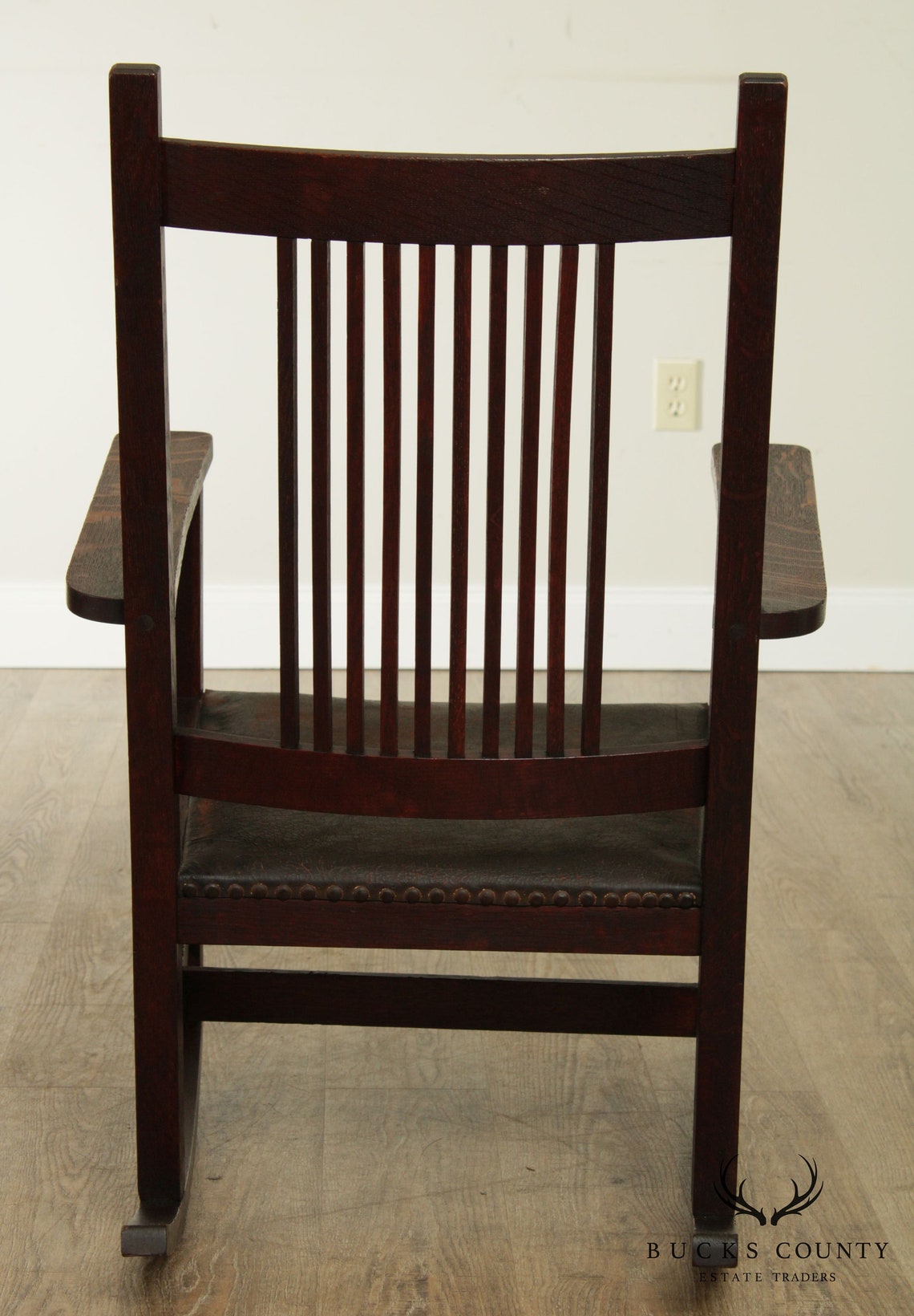 Antique Mission Oak Spindle Back Rocker - Etsy