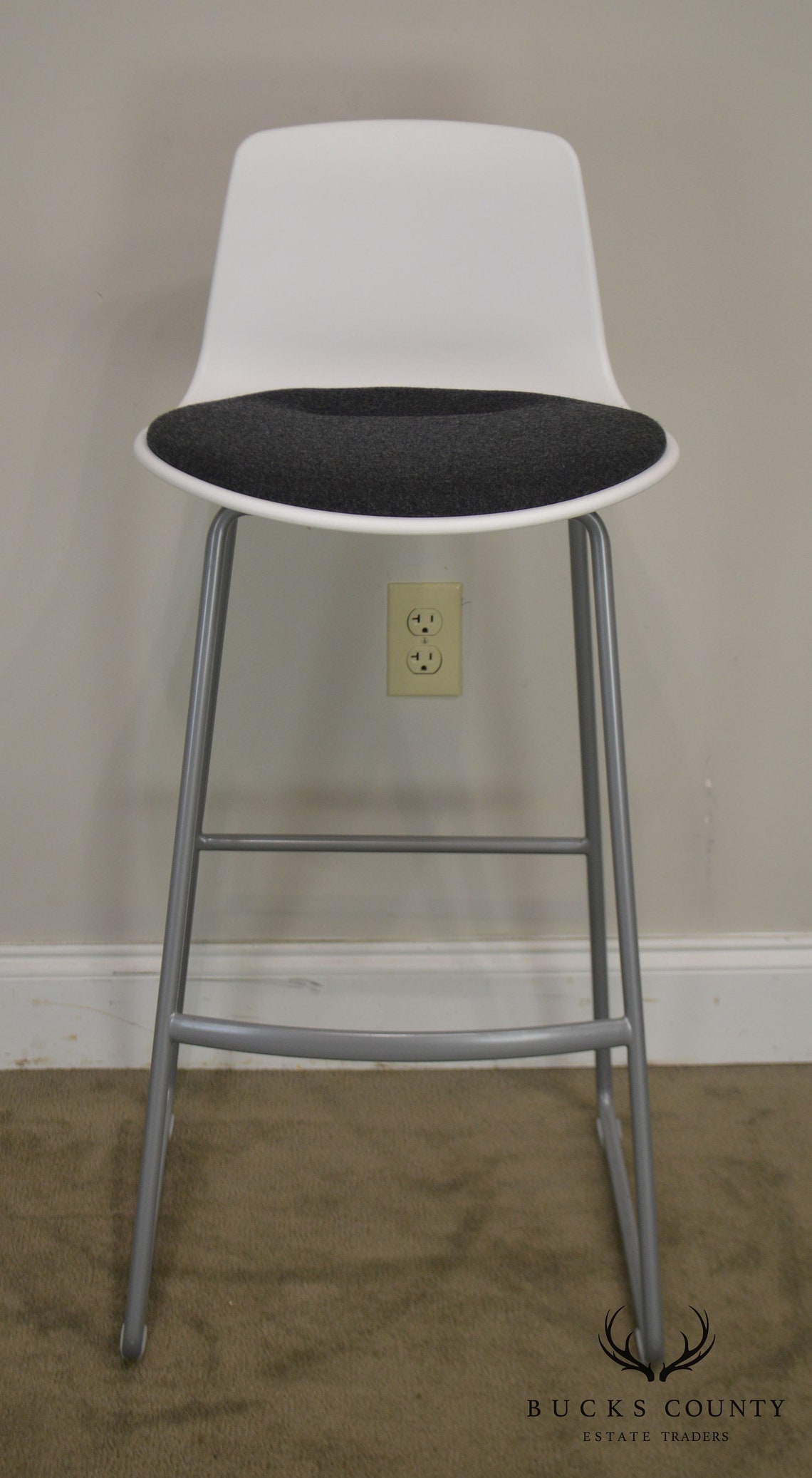 Steelcase Coalesse Enea Lottus Set 4 Sculpted Sled Barstools | Etsy