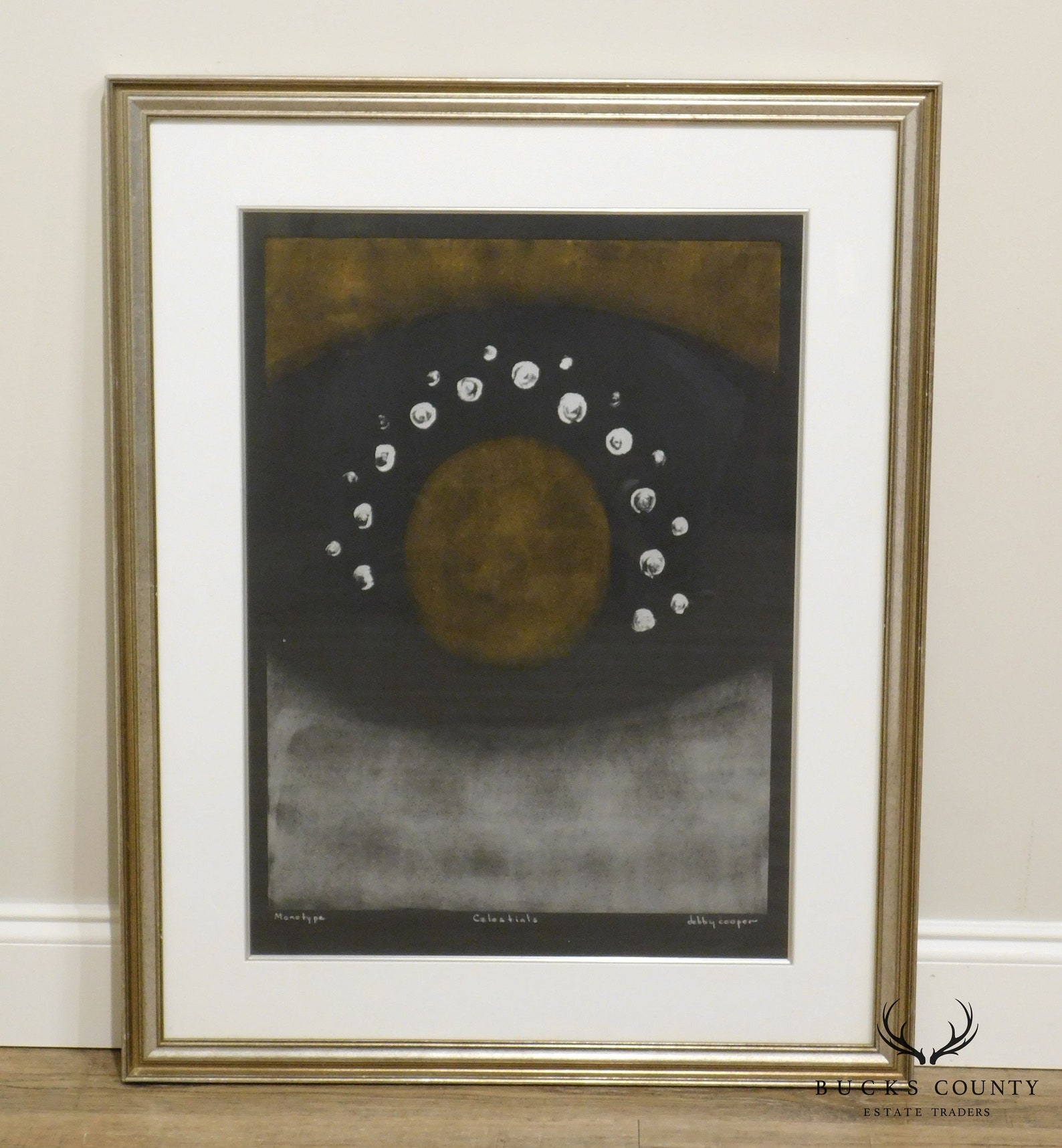 Debby Cooper Harbin celestials Monotype Oil on - Etsy