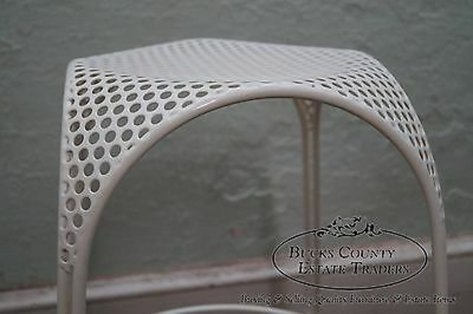 Mid Century Modern Set of 3 Painted Metal Bar Stools | Etsy