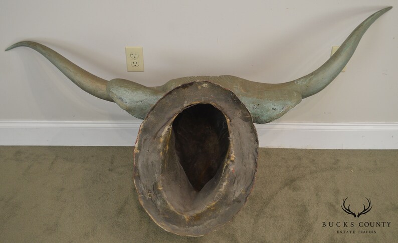 1960's Vintage Life Size Fiberglass Bull Head Wall Mount - Etsy