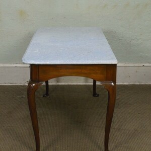 Kittinger Colonial Williamsburg CW155 Mahogany Marble Top Mixing Table ...