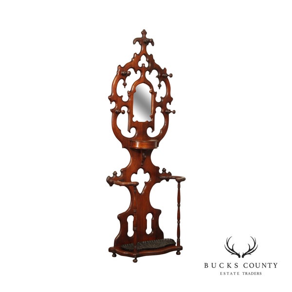 Antique Hall Tree - Etsy