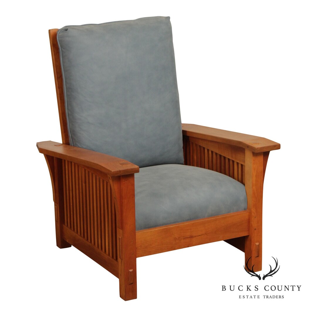 Stickley Mission Collection Cherry Spindle Morris Chair - Etsy