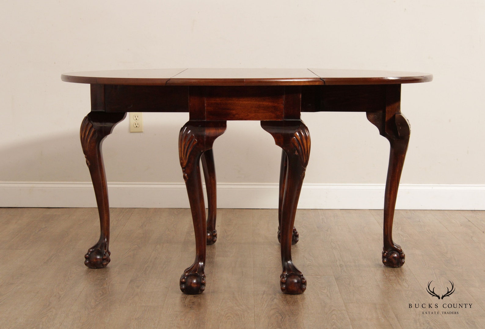 Chippendale Style Carved Mahogany Gate Leg Drop Leaf Table - Etsy
