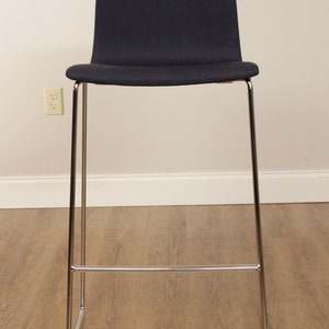 Arper Set 4 Italian Chrome Base Aava Bar Stools A - Etsy