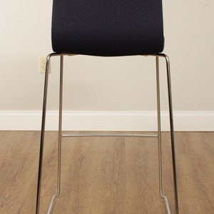 Arper Set 4 Italian Chrome Base Aava Bar Stools A - Etsy