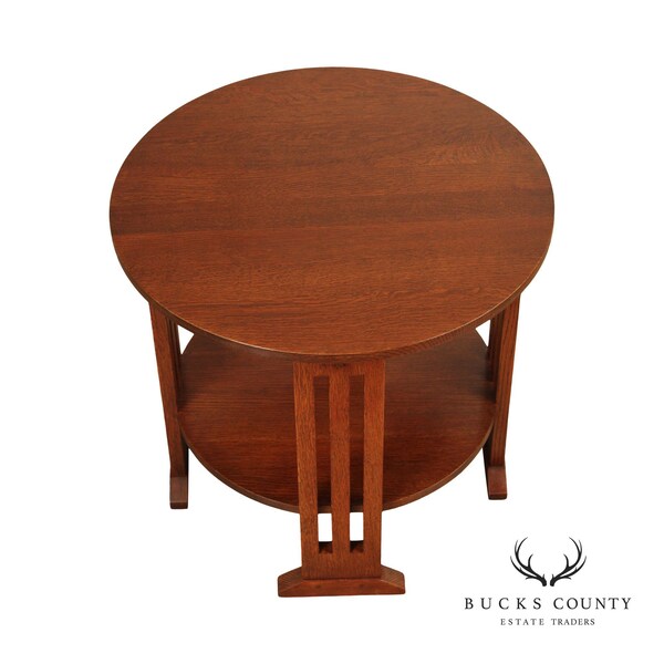 Round Stickley Coffee Table - Etsy
