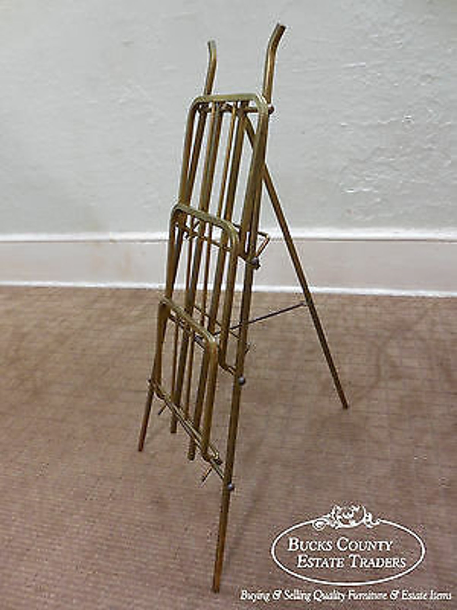 Mid Century Vintage Italian Brass Folding Collapsible Easel - Etsy