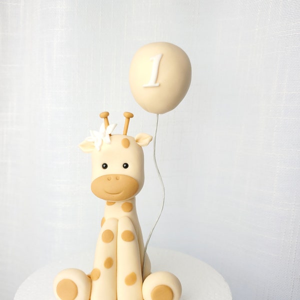 Giraffe Cake Topper - Etsy