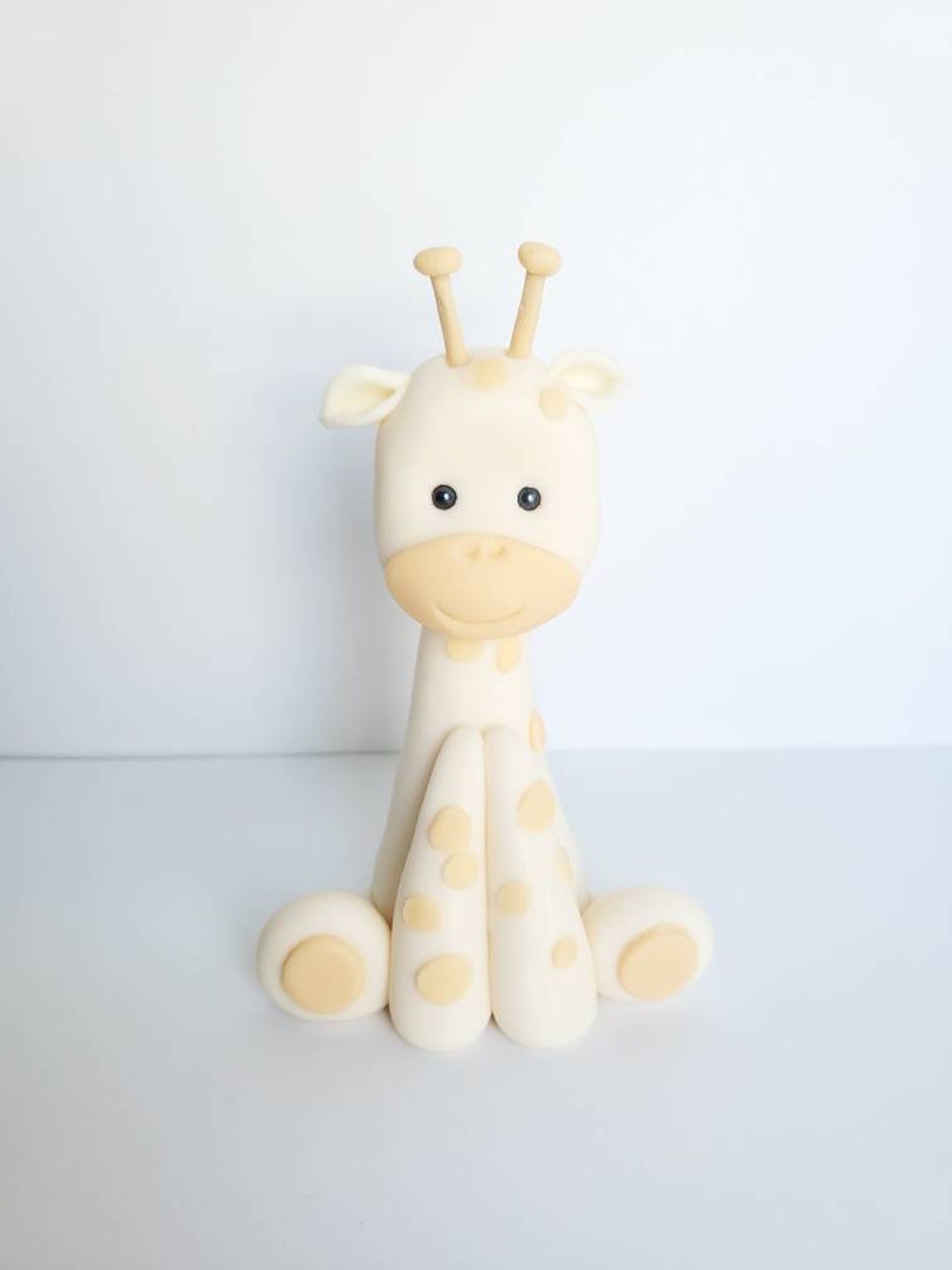 Fondant Giraffe Topper: 4" Giraffe Fondant Topper, Cake Topper - Etsy
