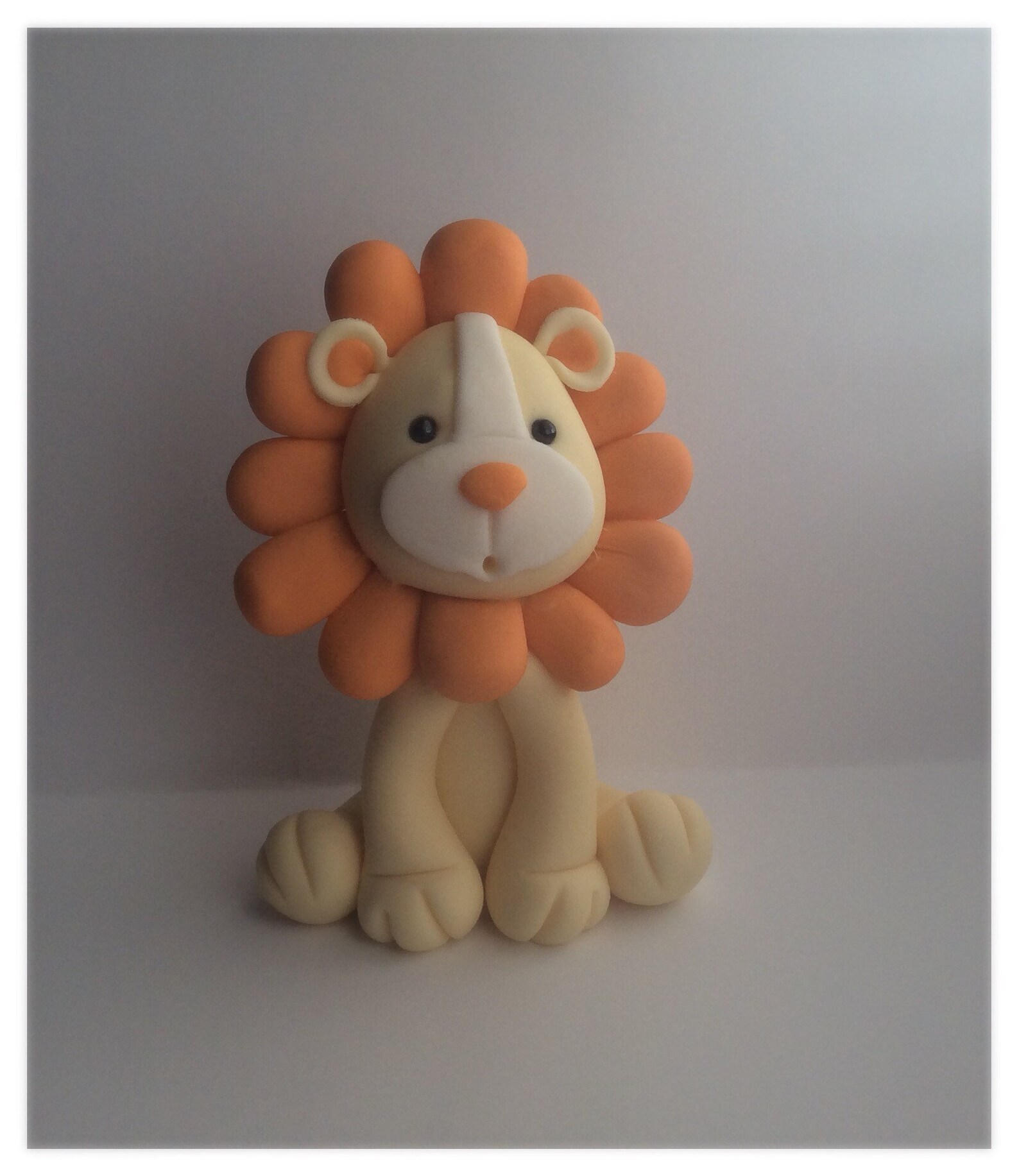 Fondant 4 Lion Cake Topper - Etsy