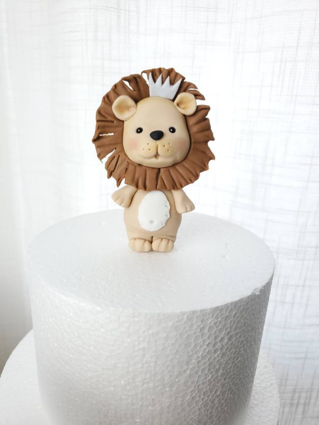 Fondant Lion Cake Topper - Etsy