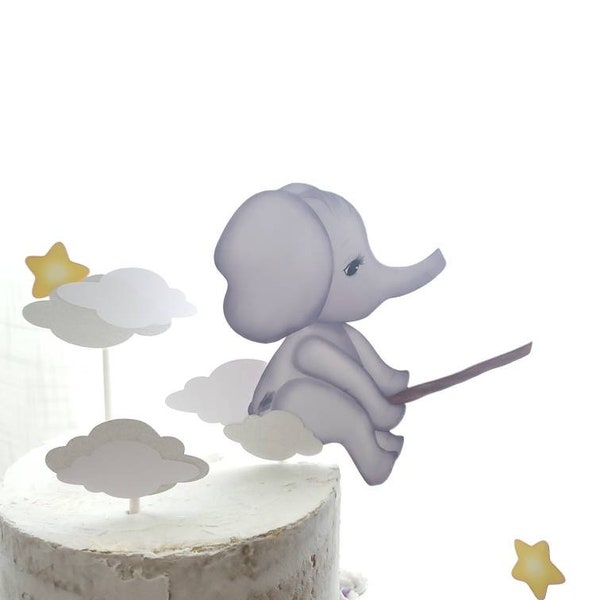 Elephant Topper - Etsy