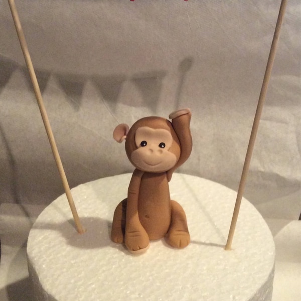 Fondant Monkey - Etsy
