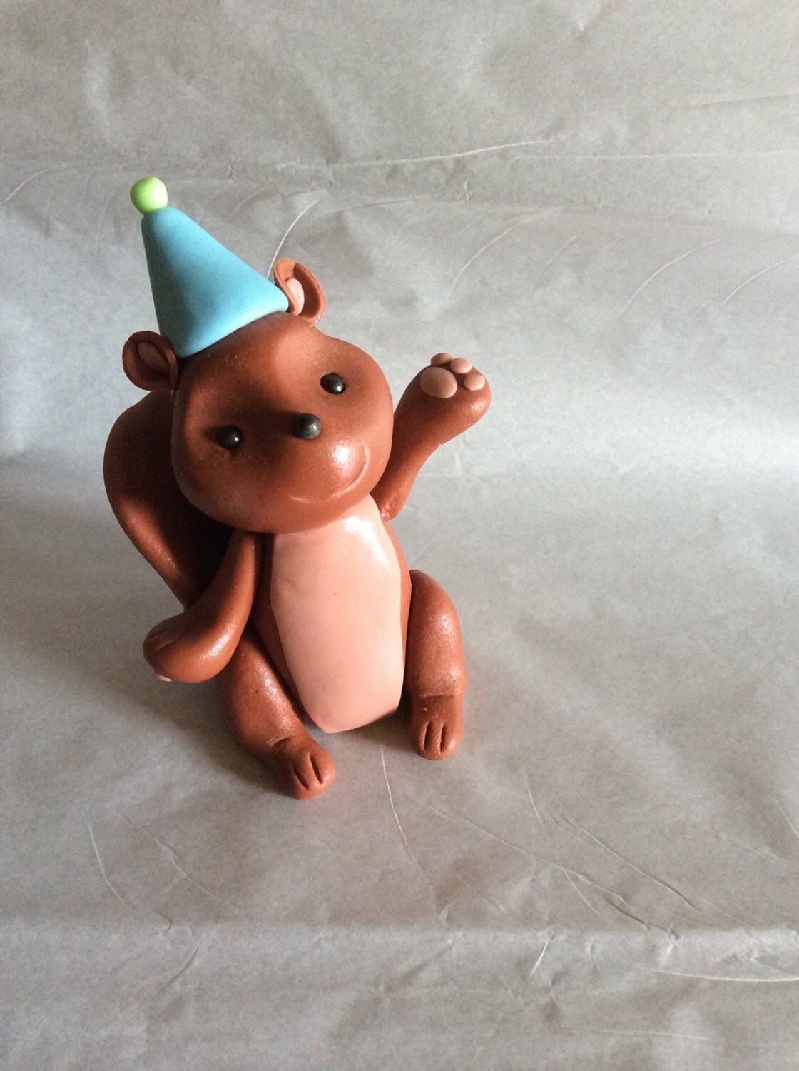 Fondant Squirrel Fondant Cake Topper | Etsy