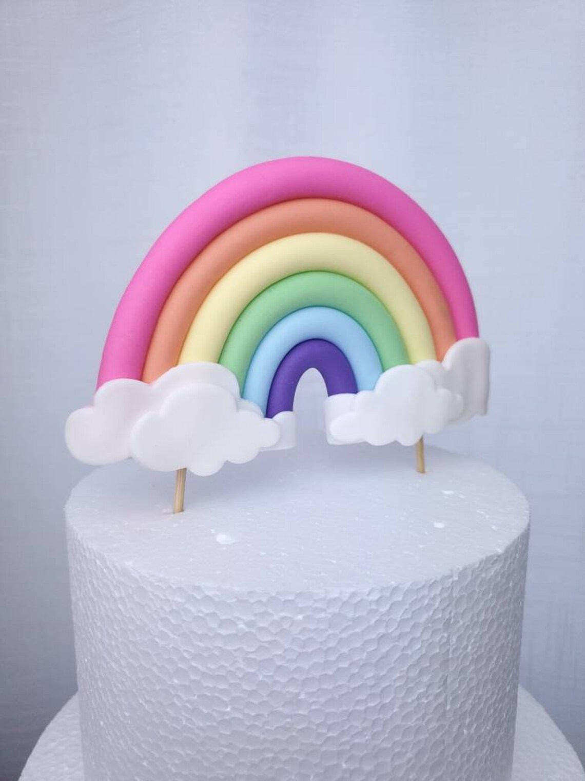 Fondant Rainbow Topper - Etsy